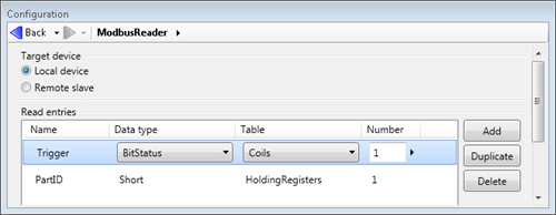 Modbus Example