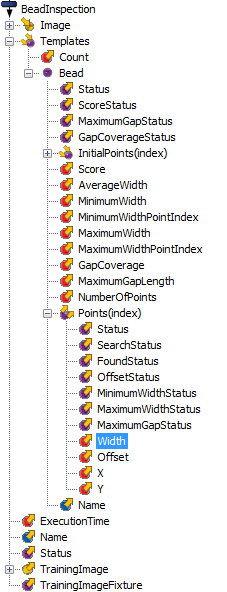 Accessing BeadInspection step results
