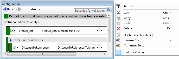 Procedure for using the Project Change Validator