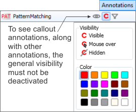 Using the Quick Watch flyout panel and callout annotations